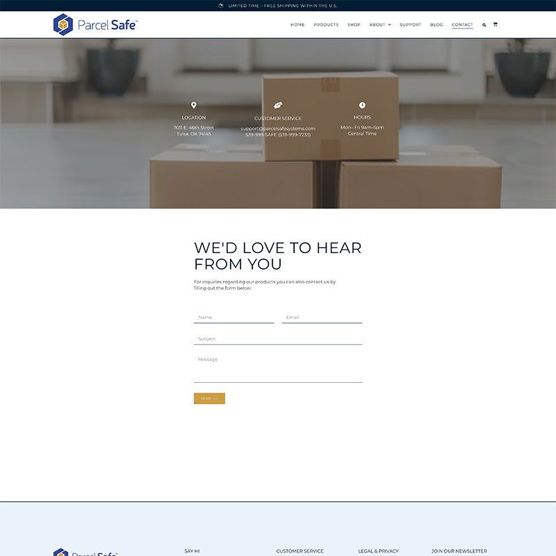 Contact - Parcel Safe Systems
